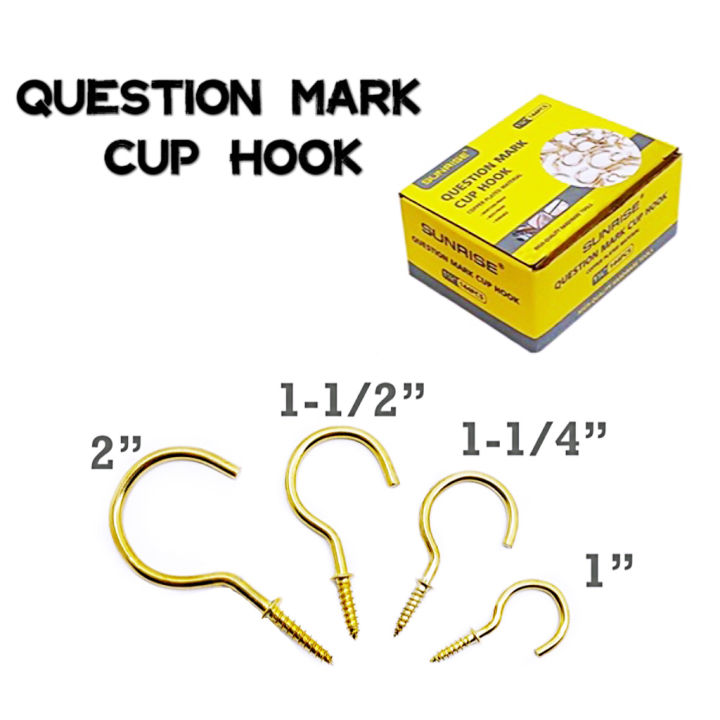 Question Mark Hook Self-tapping Screw Hook/Cup Hook | Lazada PH