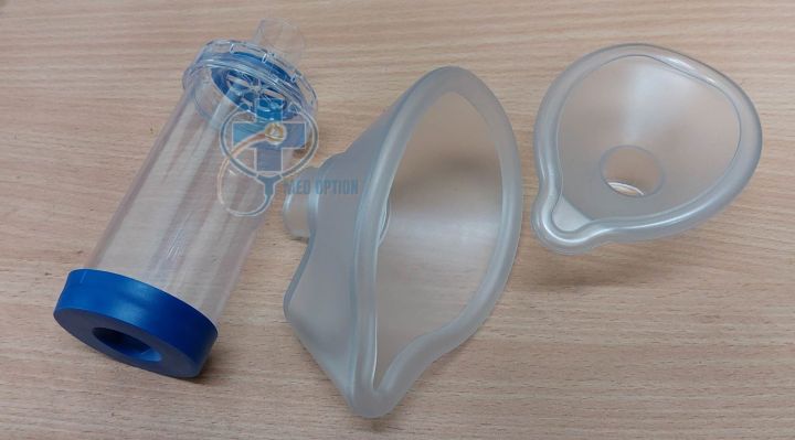 Spacer/Aerochamber with PVC Mask/ Medical Home Care Portable Asthma ...