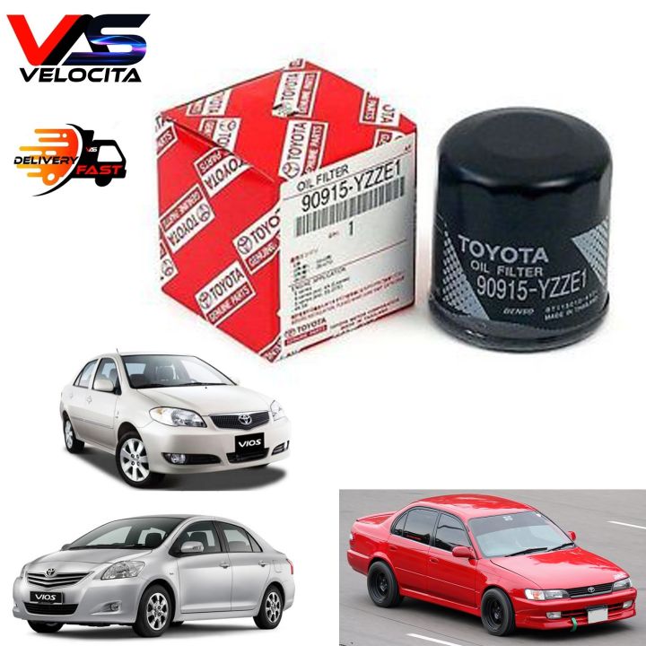 TOYOTA OIL FILTER VIOS 2003-2016 AE101 ALTIS 1.6 1.8 VVTi GENUINE PARTS ...