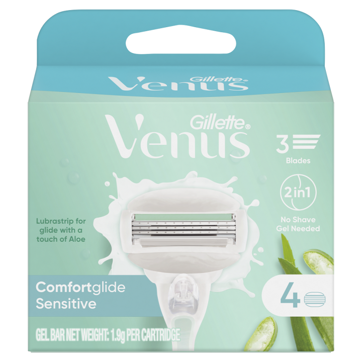 Gillette Venus Comfortglide Sensitive Refill isi 4 pcs | Lazada Indonesia