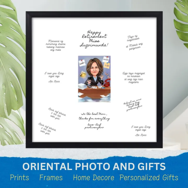 Signature Frame 3R with Size 14"x14" Square matting for 3R size Photo 1 ...