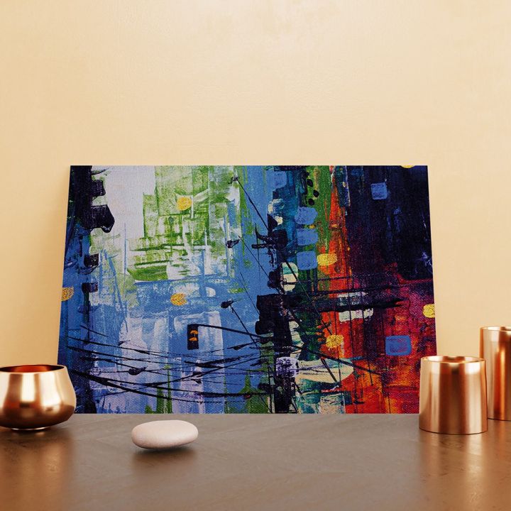 Oil Painting A3 / A2 Ready Made Canvas with Wood Frame Printing Wall ...