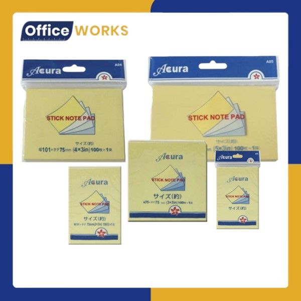ACURA Sticky Note / STICK-ON / STICKY NOTE | Lazada PH