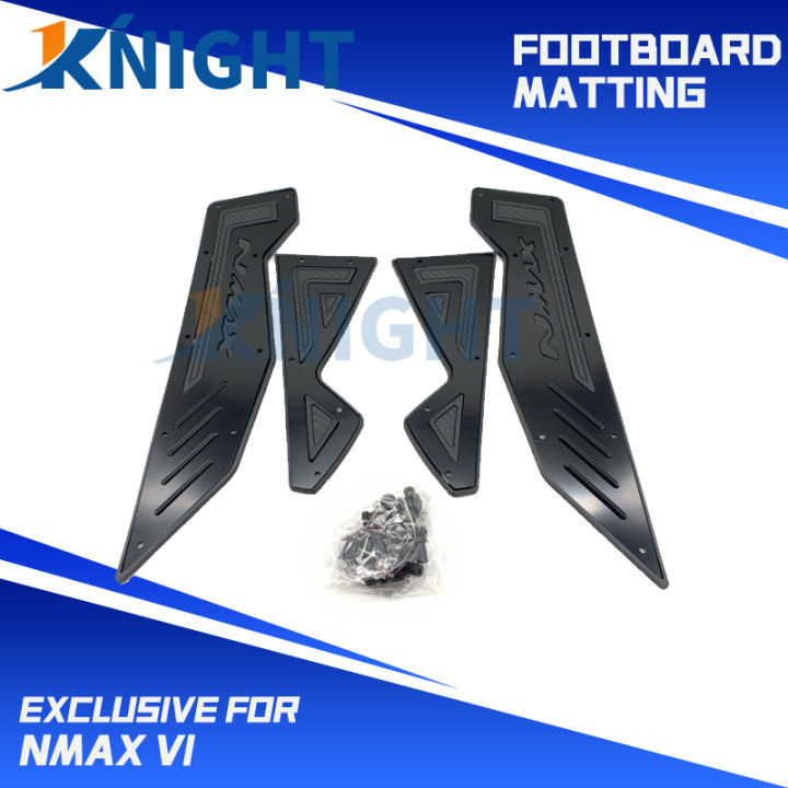 Knight Motorcycle Nmax V1 Matting Footboard With Complete Bolts and ...