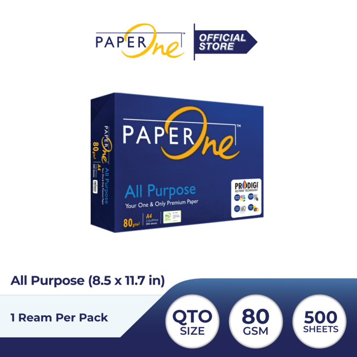 PaperOne Copy Paper 80gsm A4 (500sheets/ream) | Lazada PH