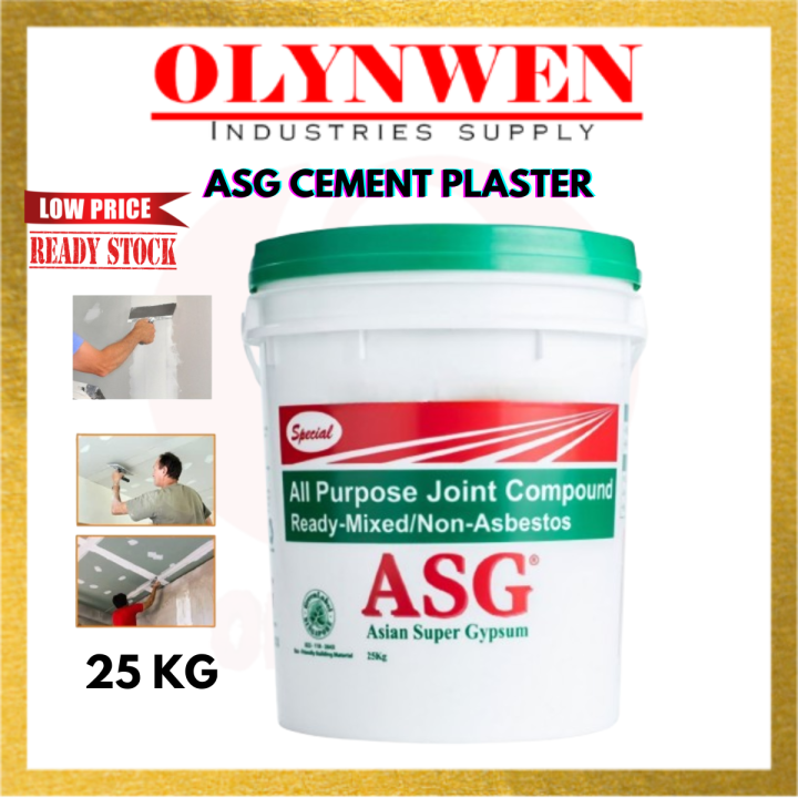 ASG Plaster Compound Joint Compound Cement Plaster Ceiling & Stopping ...