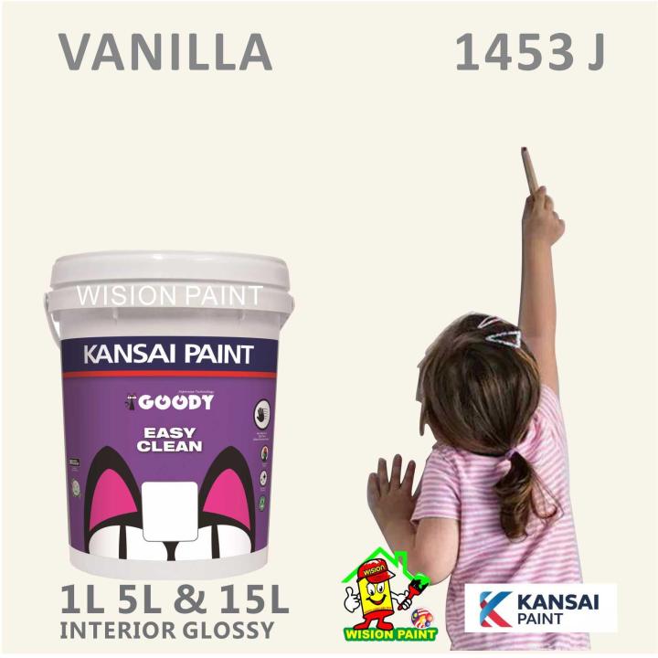 15L KANSAI PAINT EASY CLEAN GLOSSY INTERIOR WALL PAINT GOOD PRODUCT ...