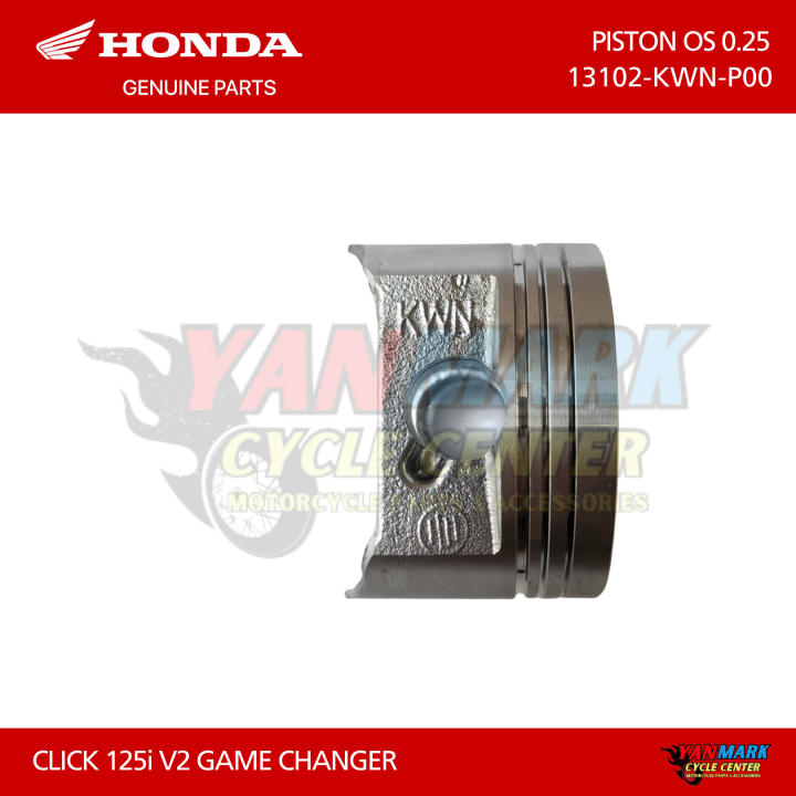 ORIGINAL HONDA - PISTON OS 0.25 - CLICK 125i V2 GAME CHANGER, V3 ...