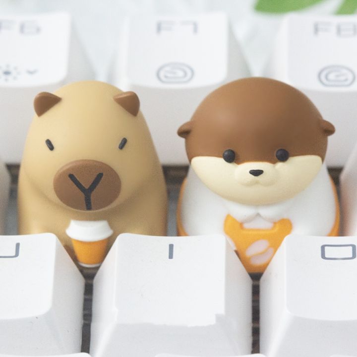 Art key artisan keycap capybara keycap Hand made Resin keycap ...