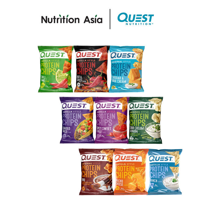Quest Nutrition Protein Chips High Protein (Box of 8 x 32g) | Lazada ...