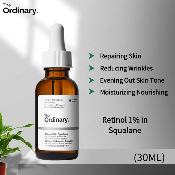 The Ordinary Retinol 1% in Squalane Reducing Wrinkles (30ml) | Lazada PH