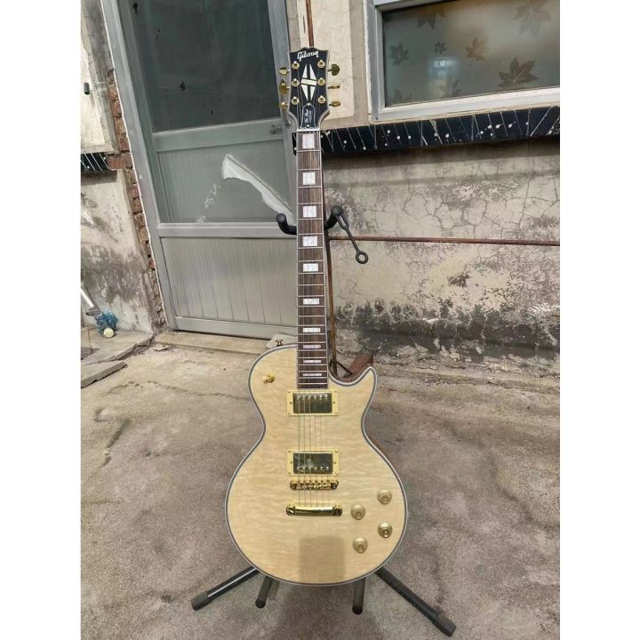 Gibson Les Paul Custom Electric Guitar Flame Maple Topmahogany Body ...