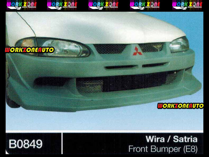 B0849 Proton Wira / Satria Fiber Front Bumper (E8) Body kit Bodykit ...