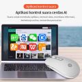 MR08 Mouse AI Cerdas Pengenal Suara Wireless and bluetooth Dengan 6 ...