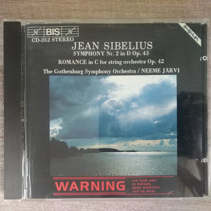 The first edition of classical album is full of silver. Neeme Jarvi conducts Sibelius Symphony ...