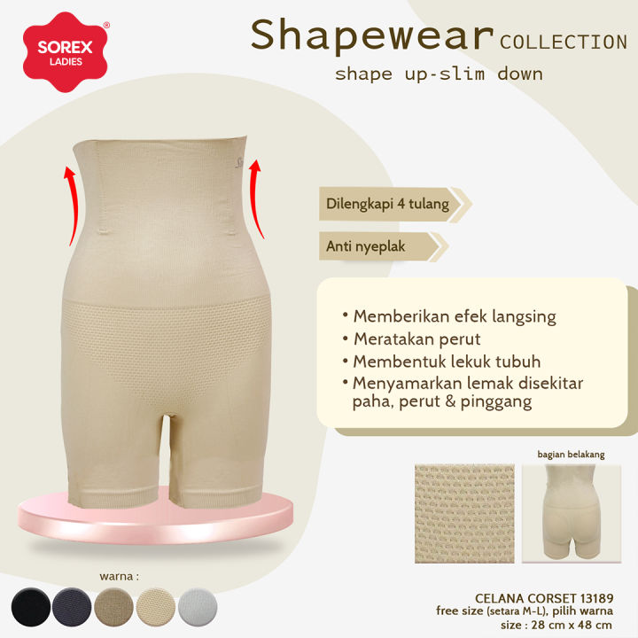 Sorex Celana Korset Pelangsing Paha Shape Up Corset 13189 Shapewear ...