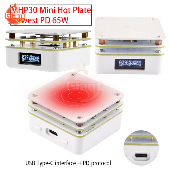 【Must-Have Style】 MHP30 PD65W Mini Hot Plate Digital Soldering ...