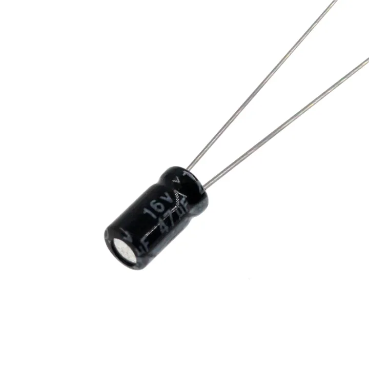 100PCS 47uF 16V 47MFD 16Volt 4*7mm Aluminum Electrolytic Capacitor ...