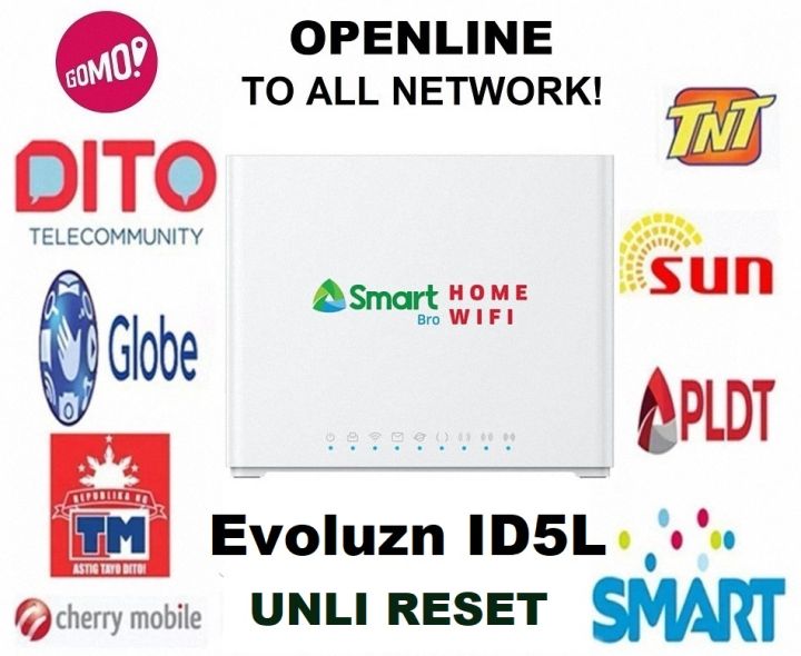 OPENLINE SMART Bro Home WiFi CAT6 LTE-Advanced (Evoluzn ID5L) Modem | Lazada PH