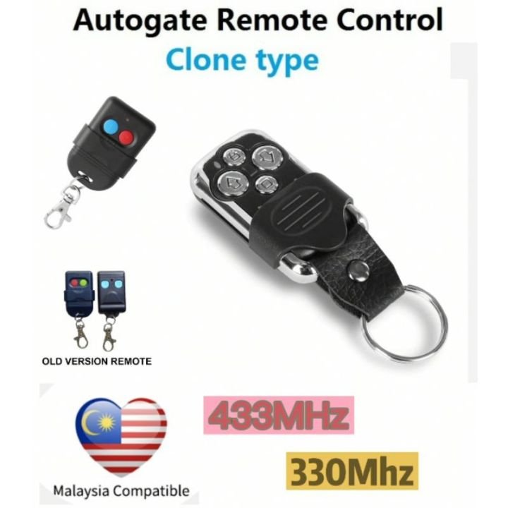 Clone Type D.I.Y Remote Auto Gate Alarm Remote Pagar 自动门遥控器 330Mhz ...