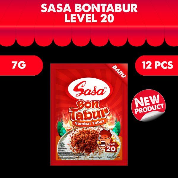 Sasa Bon Cabe Tabur level 20 - 12sachet | Lazada Indonesia