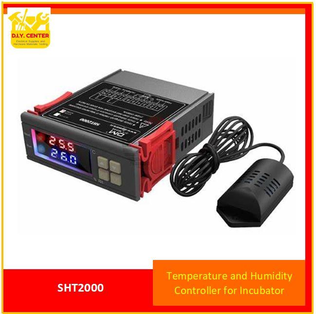 SHT2000 220VAC 10A Digital Temperature Humidity Controller SHT2000 Home Fridge Thermostat ...