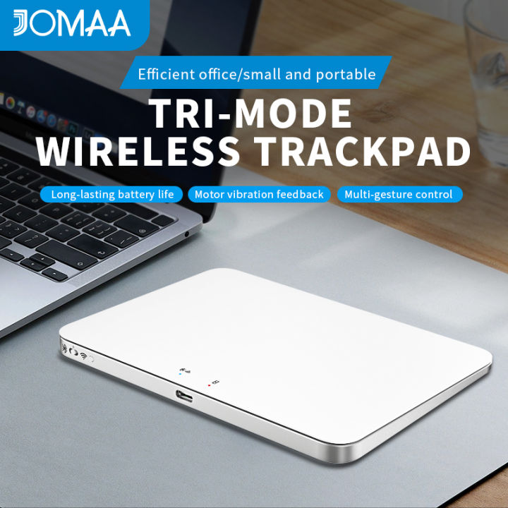 JOMAA NEW Magic Trackpad 2.4G Tri-Mode Touch Mouse Bluetooth Touchpad ...