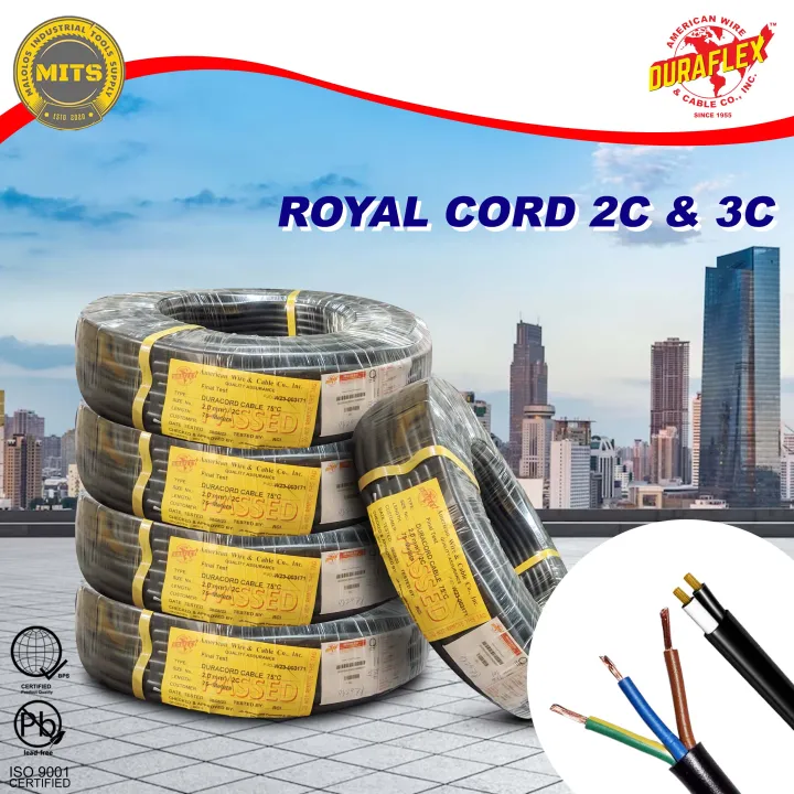 Original Duraflex Royal Cord Wire 2c 3c Sizes 1.25 2.0 3.5 5.5 ( SOLD ...
