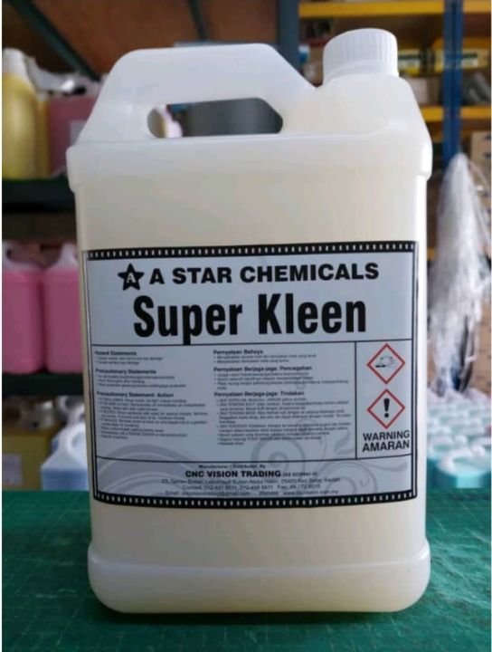 Super Kleen Degreaser kuat cuci enjin/ Engine chemical 4.80 Liter | Lazada