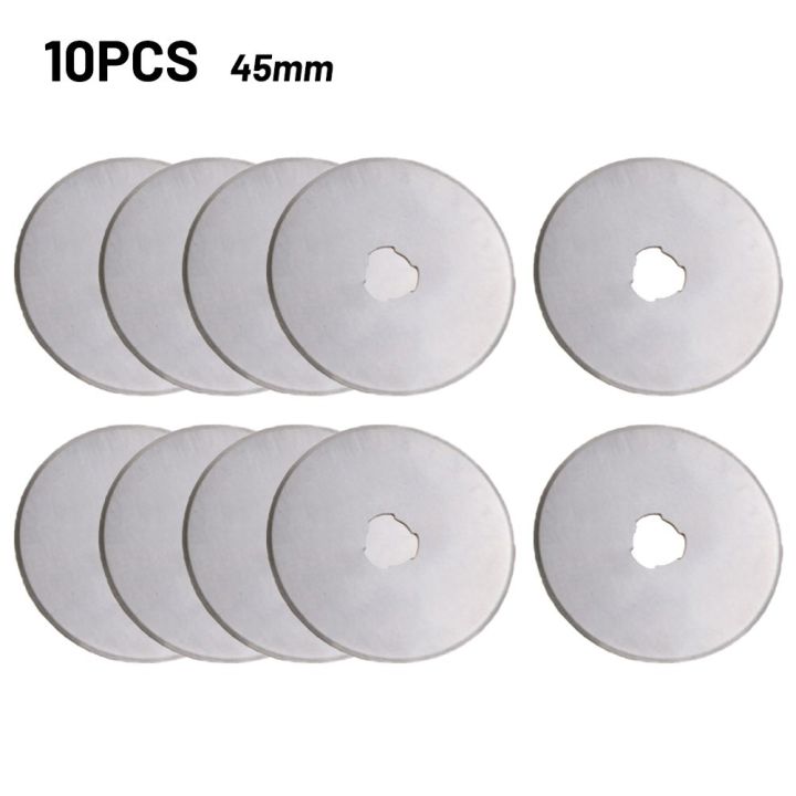 Unnicoco Precise Cutting 45mm Circular Cutting Rotary Cutter Blades Set ...