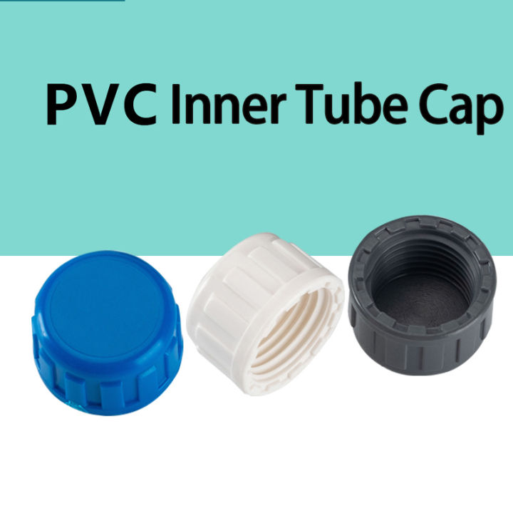 PVC Water Pipe End Cap 1/2'' to 2'' Internal Thread Plug for Garden ...