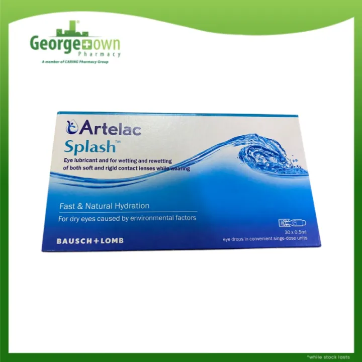 Artelac Splash Eye Drops (30s) [Georgetown Wellings Pharmacy] | Lazada
