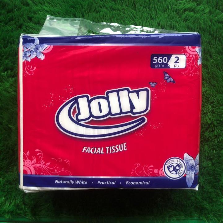 Tissue Jolly Facial 560 Gram Tisu Wajah Tissu Besar Halus | Lazada ...
