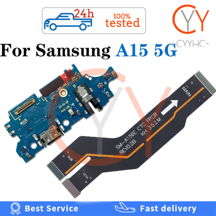สำหรับ Samsung Galaxy A15 5G A156B A155F A156E USB บอร์ดแท่นชาร์จช่อง ...