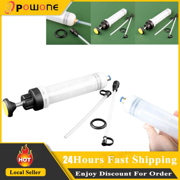 200cc Car Oil Extractor Oil Injection Syringe Delivery Bottle Manual ...