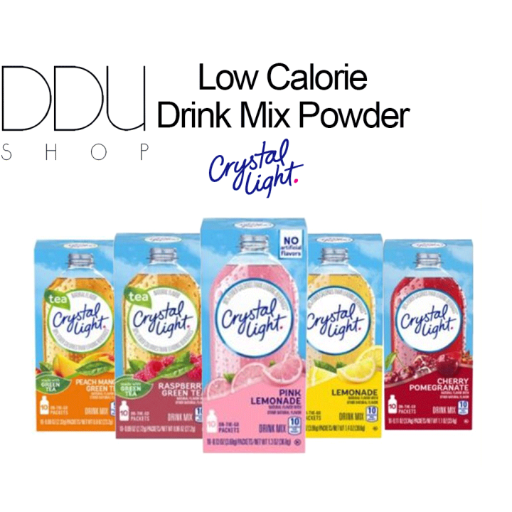Crystal Light Low Calorie Drink Mix Powder (5FLAVORS) 10T | Lazada PH