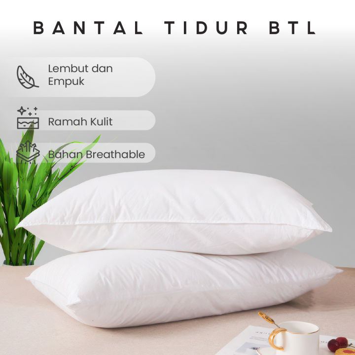 PROMO!! Bantal Tidur Hotel BTL-1 Uk. 40X70CM FULL Dakron 100% Tanpa Campuran Bantal Dewasa ...