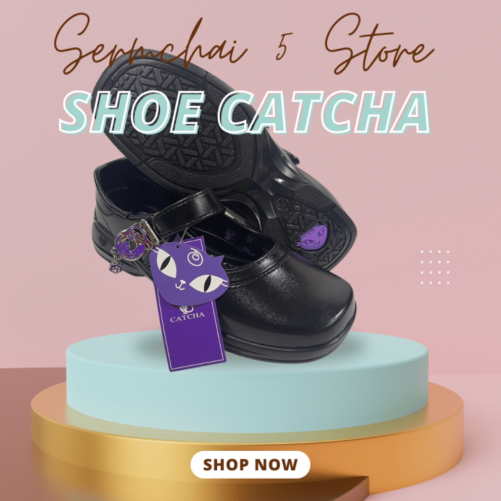 CATCHA รองเท้านักเรียนหญิง เบอร์ 30-42 รุ่นใหม่ / Sermchai 5 Store ...