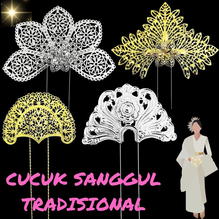 Cucuk Sanggul Rambut Tudung Tradisional Nikah Kahwin Tunang Dinner | Lazada