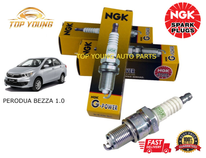 NGK G-POWER PALTINUM SPARK PLUG FOR PERODUA BEZZA 1.0 G POWER LKR6AGP ...