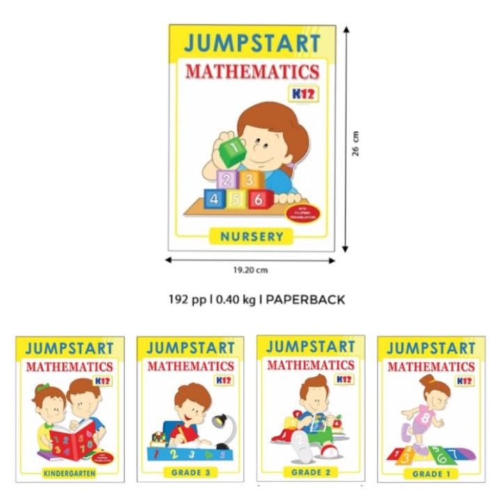 JUMPSTART MATH - K-12 workbooks for Nursery to Grade 3 + | Lazada PH