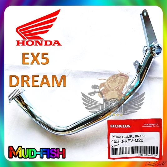 ORIGINAL HONDA EX5 DREAM BRAKE PADEL, LEVER BSH (BREK KAKI) | Lazada