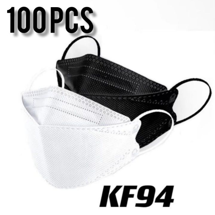 100PCS KF94 MASK 4 LAYER NON WOVEN FILTRATION KOREAN STYLE MASK | Lazada PH