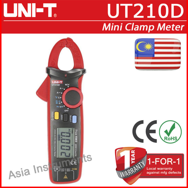Uni-T UT210D Mini Clamp Meter | Lazada