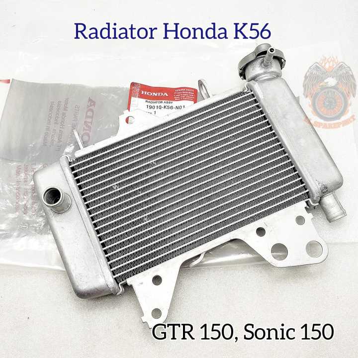 RADIATOR ORI HONDA K56 GTR SONIC 150 ASLI ORIGINAL HONDA PRESISI AWET ...