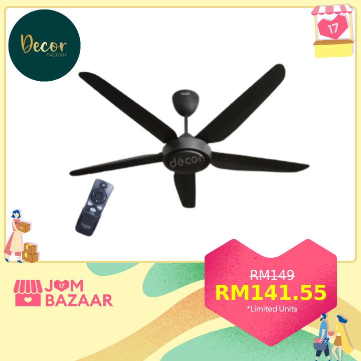 DEKA Fan DEKA DKR56 DKR42 FANZO Storm 56" Storm Baby 42" AC Motor ...