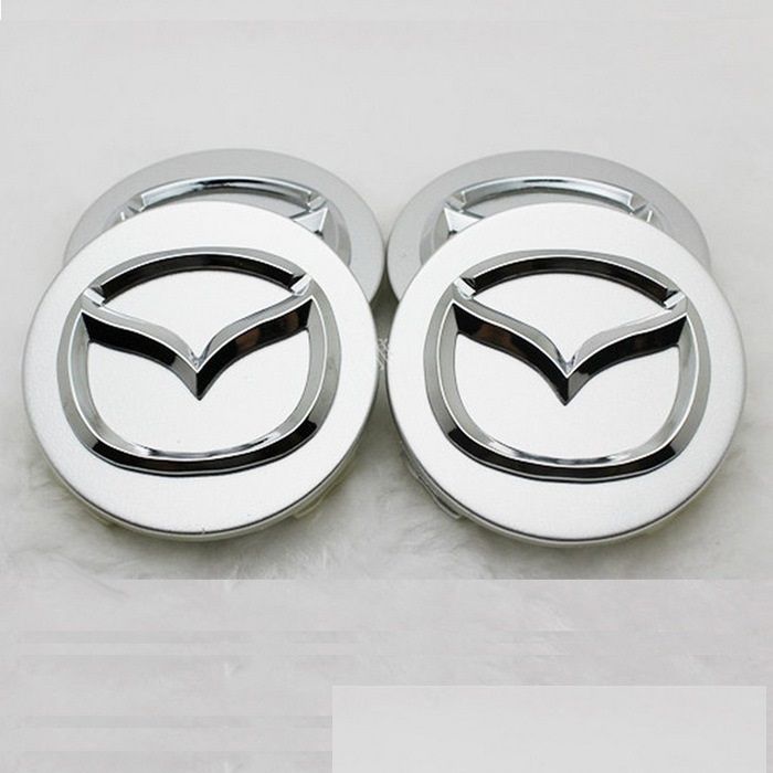 57MM Car Wheel Center Hub Cap Emblem For MAZDA 1 2 3 3MPS 5 6 RX-8 MX-5 ...