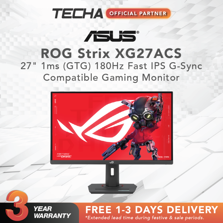 ROG Strix XG27ACS | 27" | 1ms (GTG) | 180Hz | Fast IPS | G-Sync ...