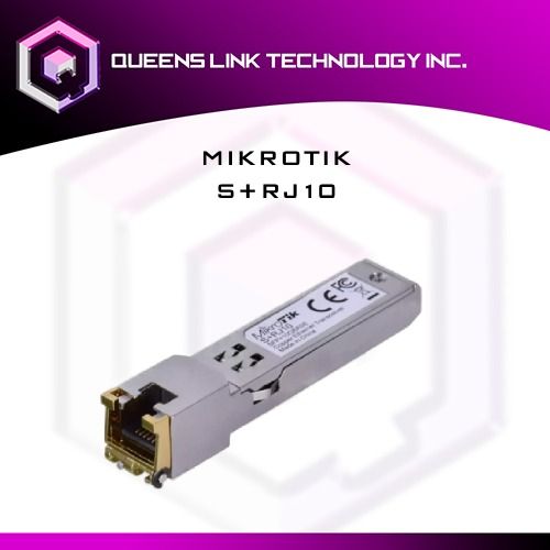 MIKROTIK S+RJ10 (RJ45 SFP+ 10/100/1000M/2.5G/5G/10G COPPER MODULE ...