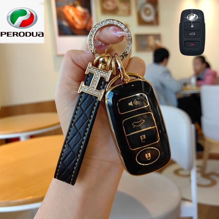 Perodua 4 Buttons Car Key Cover Compatible With Perodua Ativa/Myvi 2022 ...